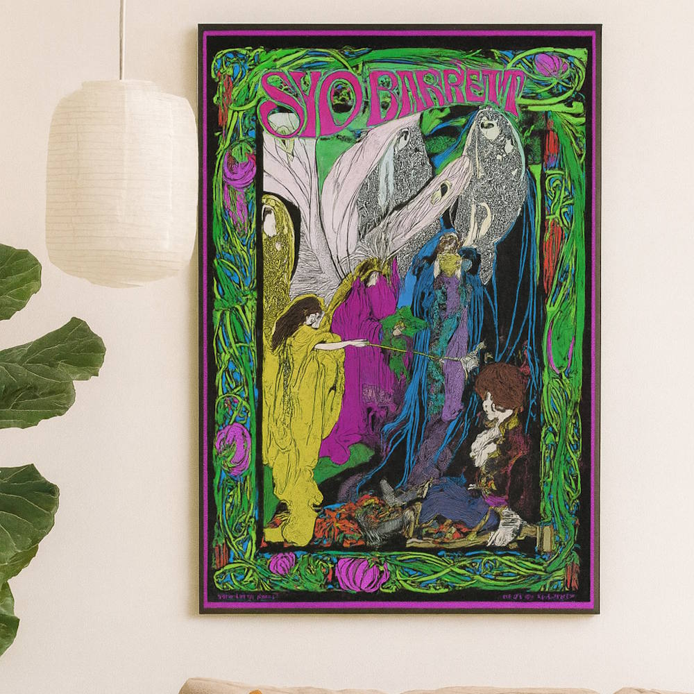 【予約商品】 PINK FLOYD ピンクフロイド (結成 60周年 ) - Sid Barrett Concert Poster / Bob ...